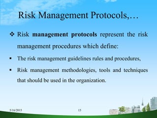 Introduction to risk management & insurance | PPTX