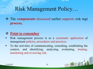Introduction to risk management & insurance | PPTX