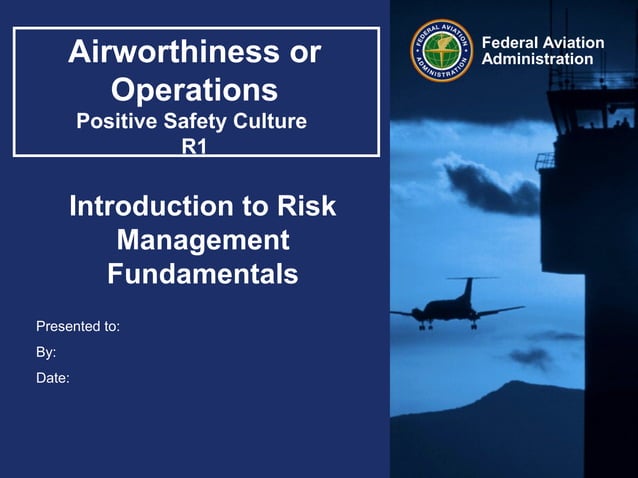 Introduction to Risk Management | PPT | Aviation Industry | Industries