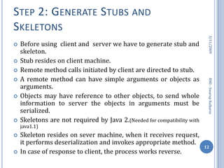 Introduction To Rmi | PPTX