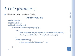 Introduction To Rmi | PPT