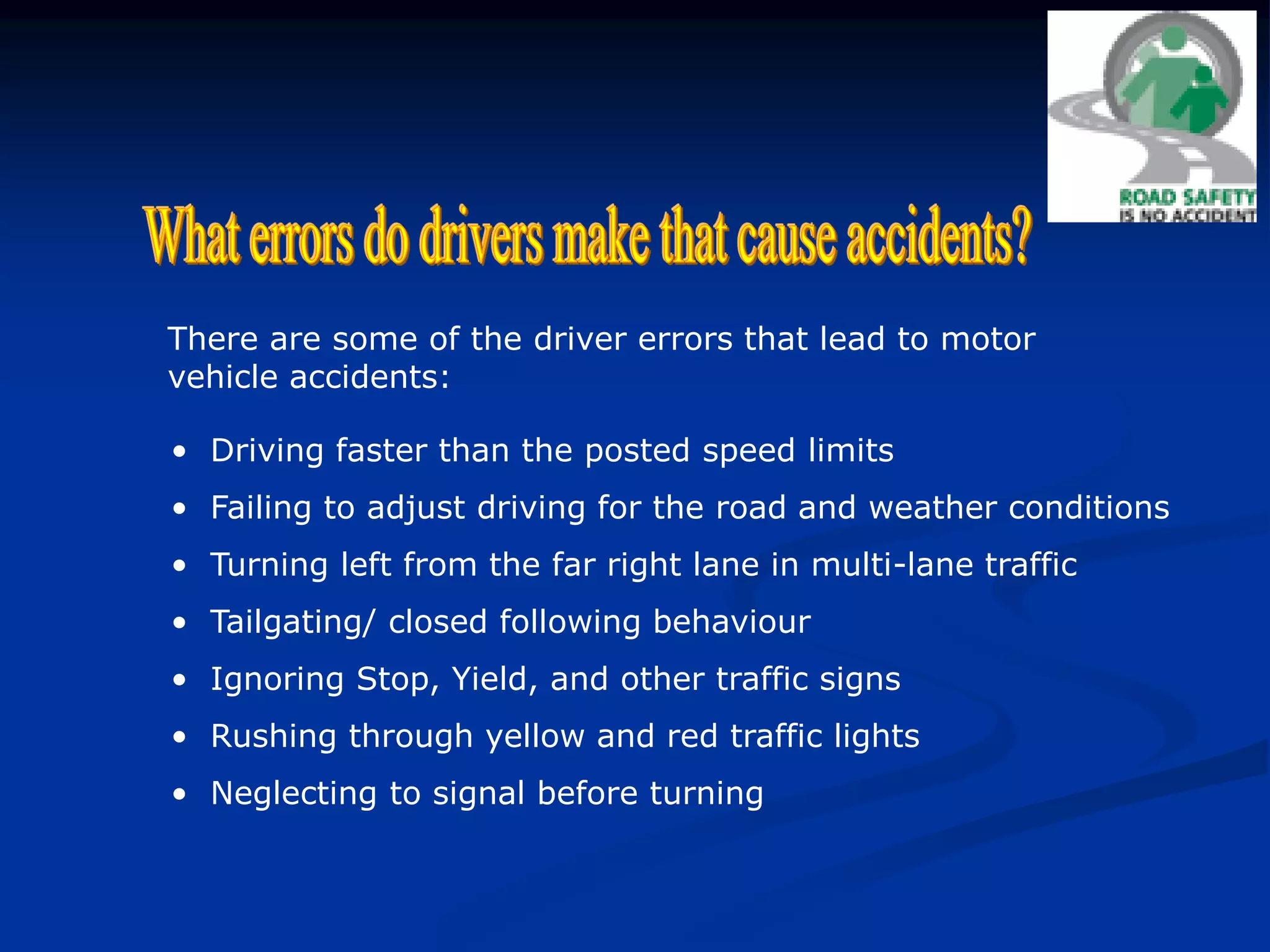 Introduction to road safety | PDF