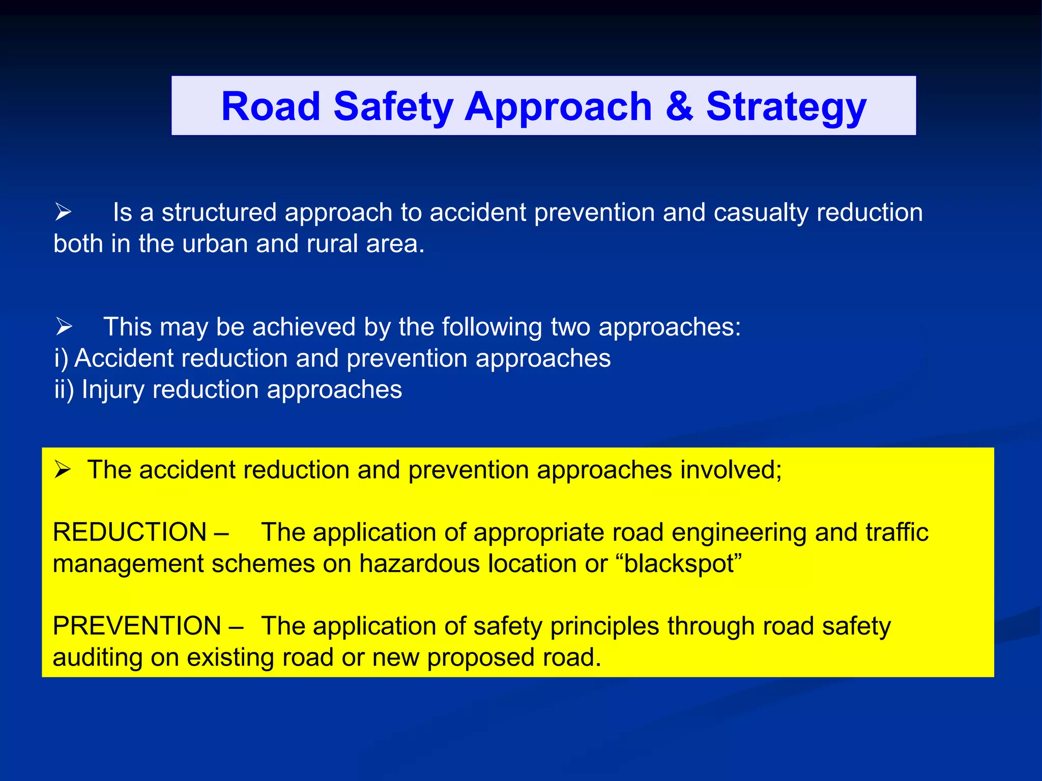 Introduction to road safety | PDF