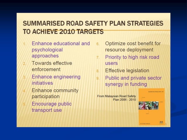 Introduction to road safety | PDF