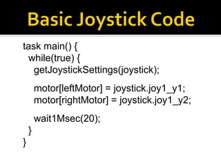 Introduction to RobotC | PPTX | Robotics | Technology & Computing