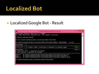 Introduction to robot framework | PPTX