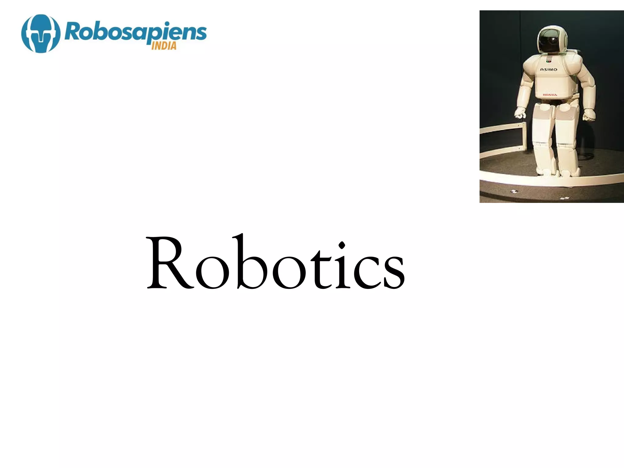 Introduction to robotics | PPT