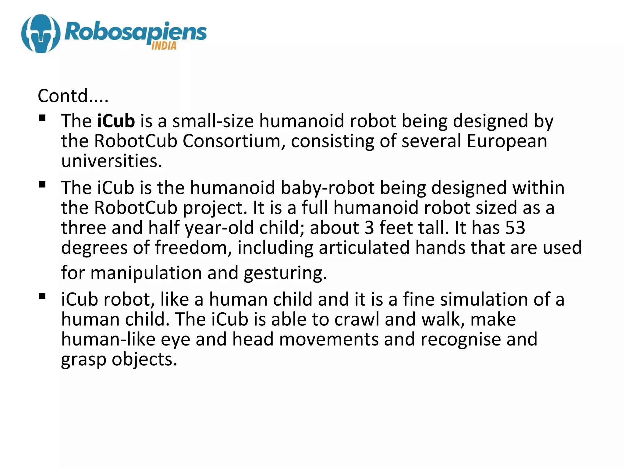 Introduction to robotics | PPT
