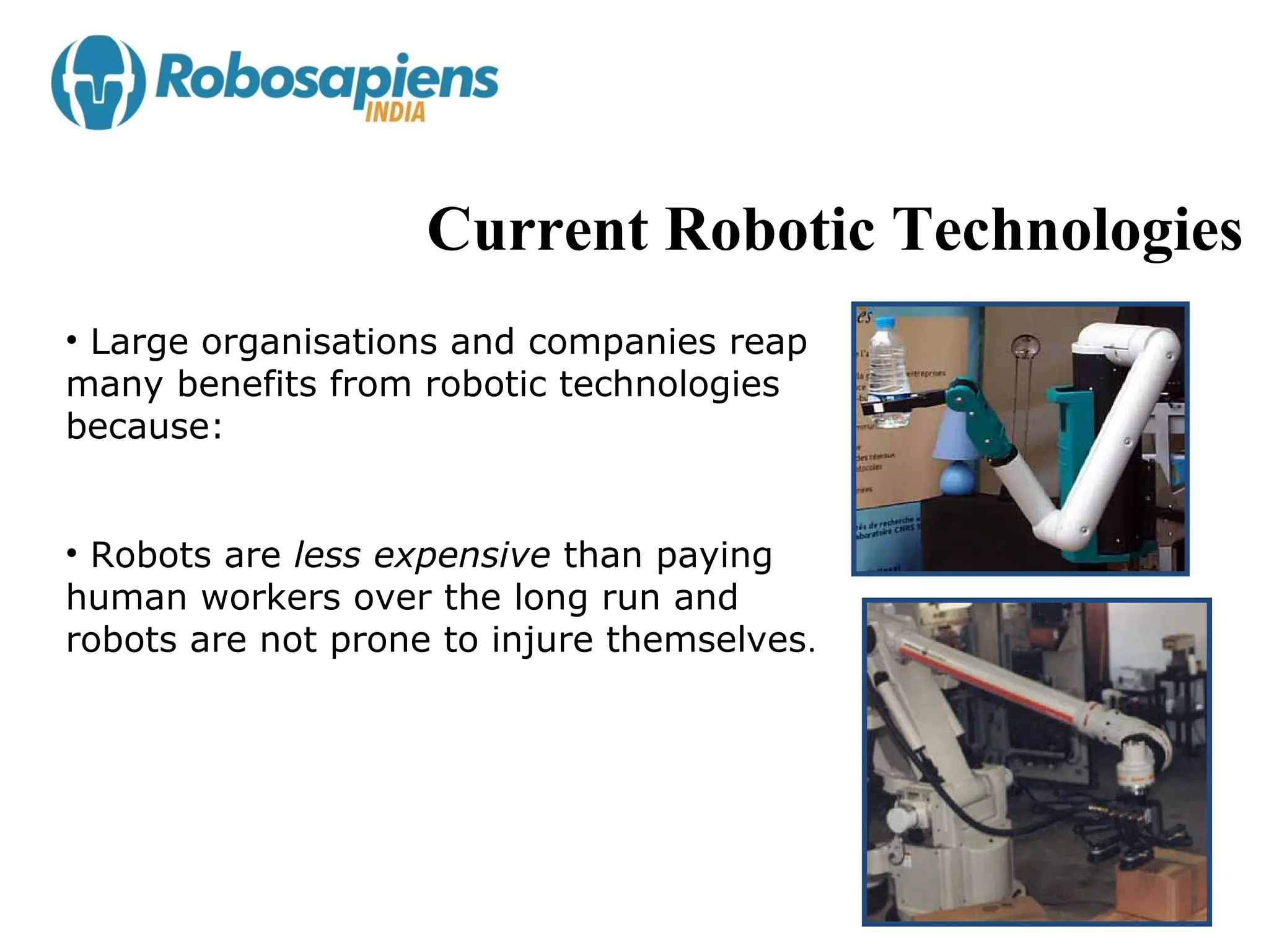 Introduction to robotics | PPT