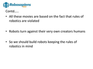Introduction to robotics | PPT