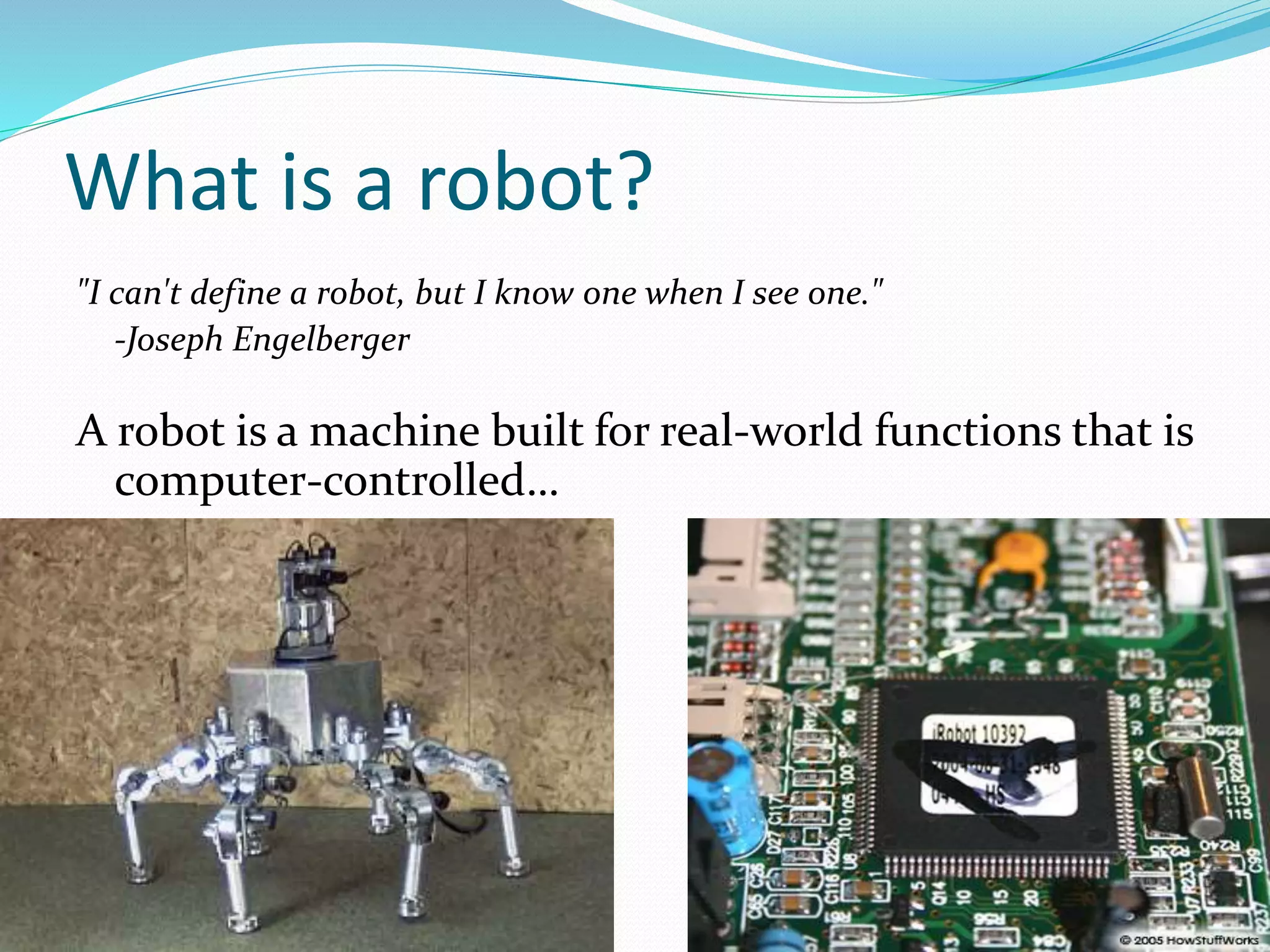 Introduction to Robotics | PPTX