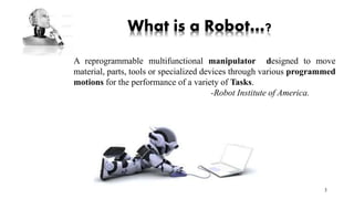 Introduction to robotics | PPTX