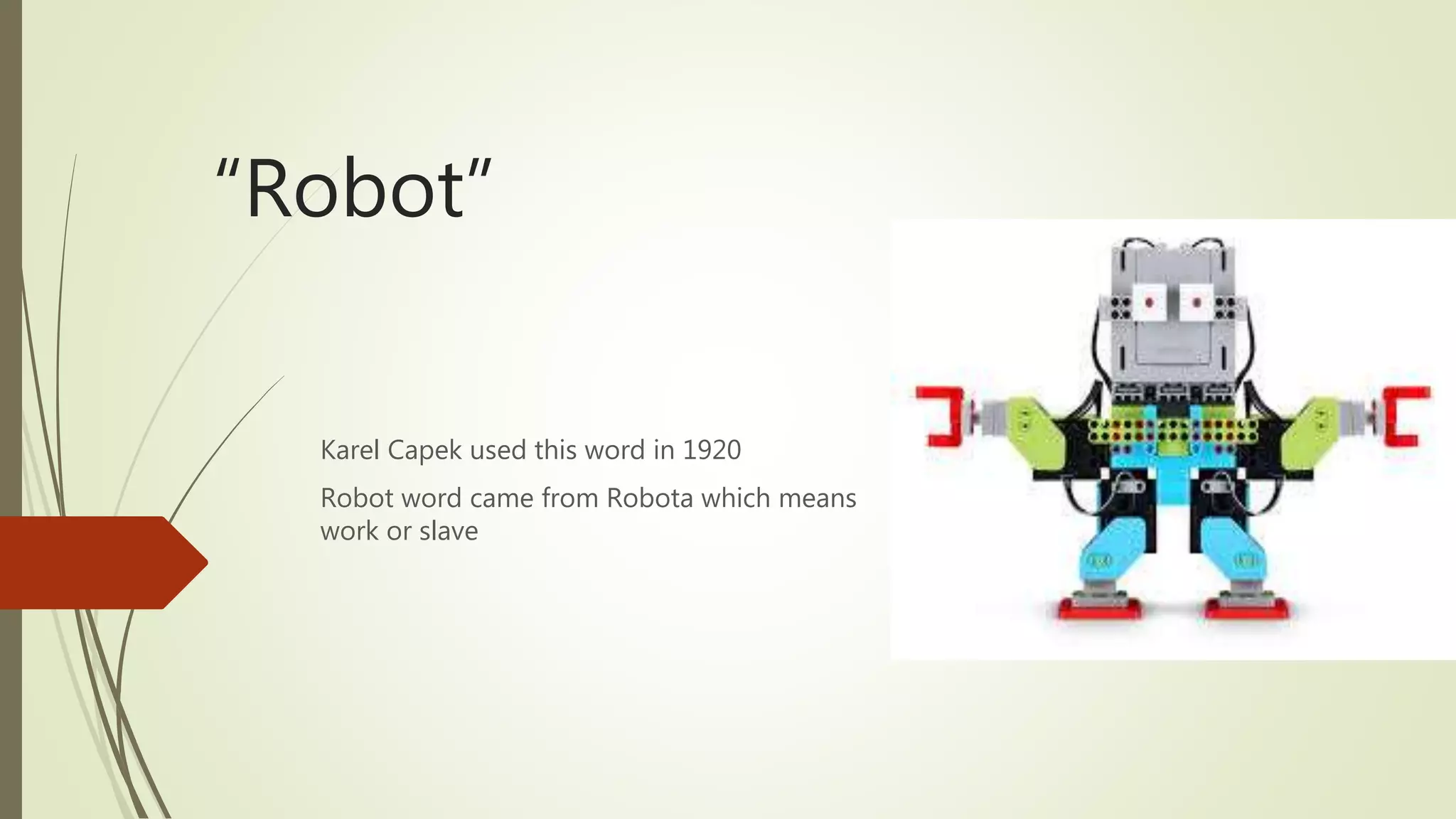 Introduction to robotics | PPTX