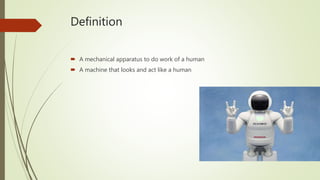 Introduction to robotics | PPTX