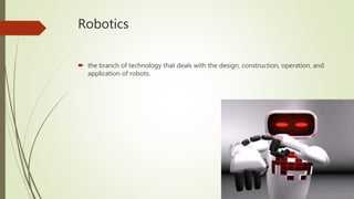 Introduction to robotics | PPTX