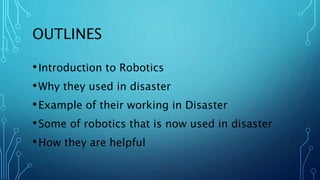 Introduction to robotics, | PPTX