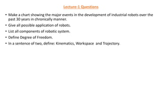 Introduction to Robotics.pptx | Robotics | Technology & Computing