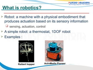 Introduction to robotics | PPT
