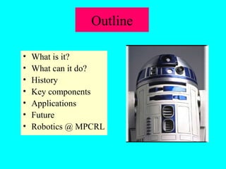Introduction robotics | PPT