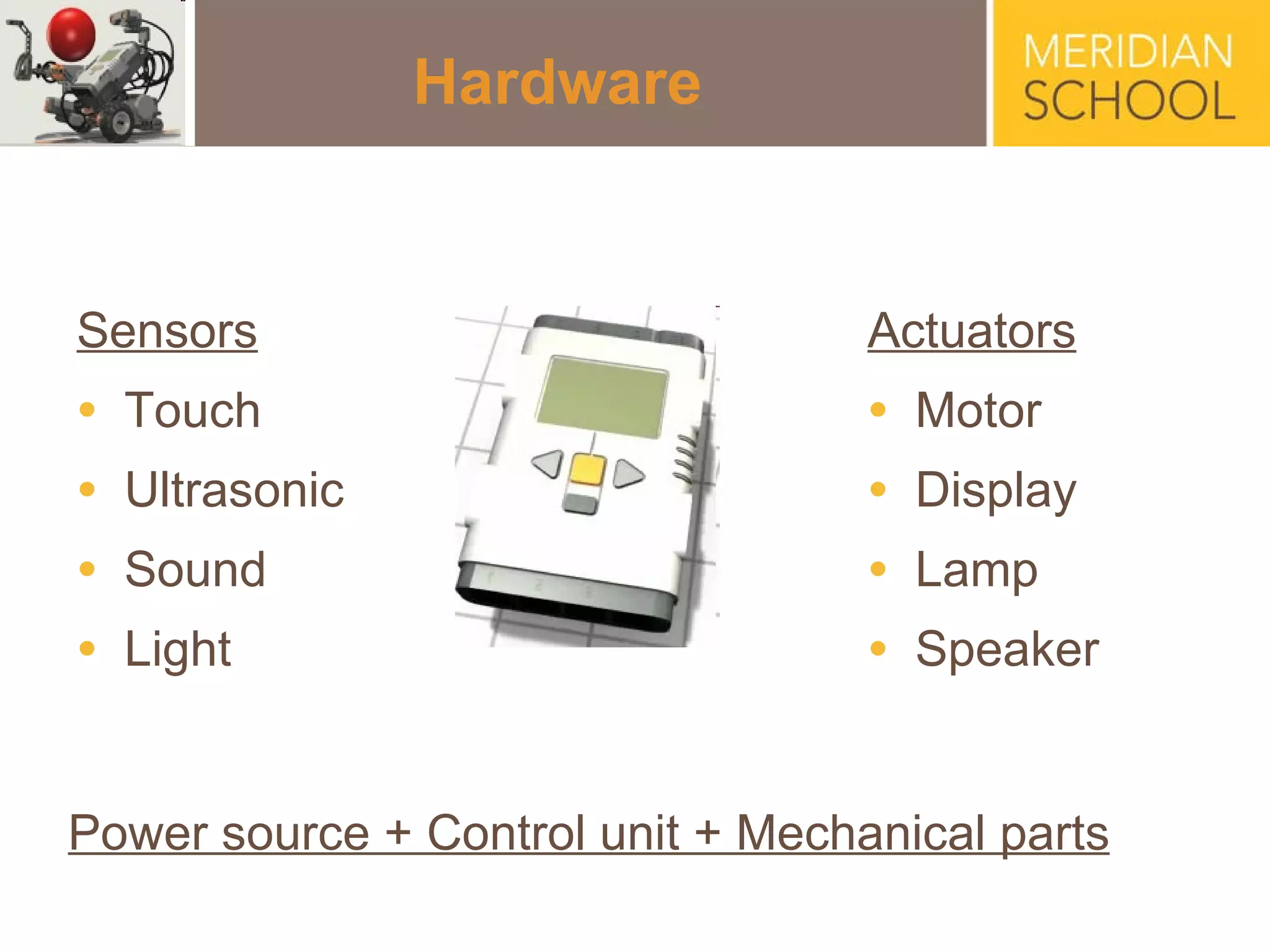 Introduction to robotics part 1 (Lego NXT | PPT