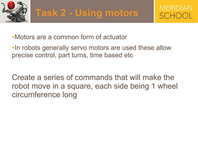 Introduction to robotics part 1 (Lego NXT | PPT