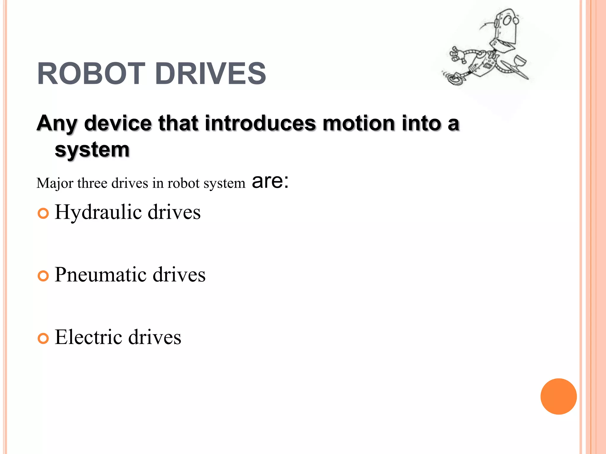 Introduction to robotics, Laws,Classification,Types, Drives,Geometry | PPTX | Robotics ...