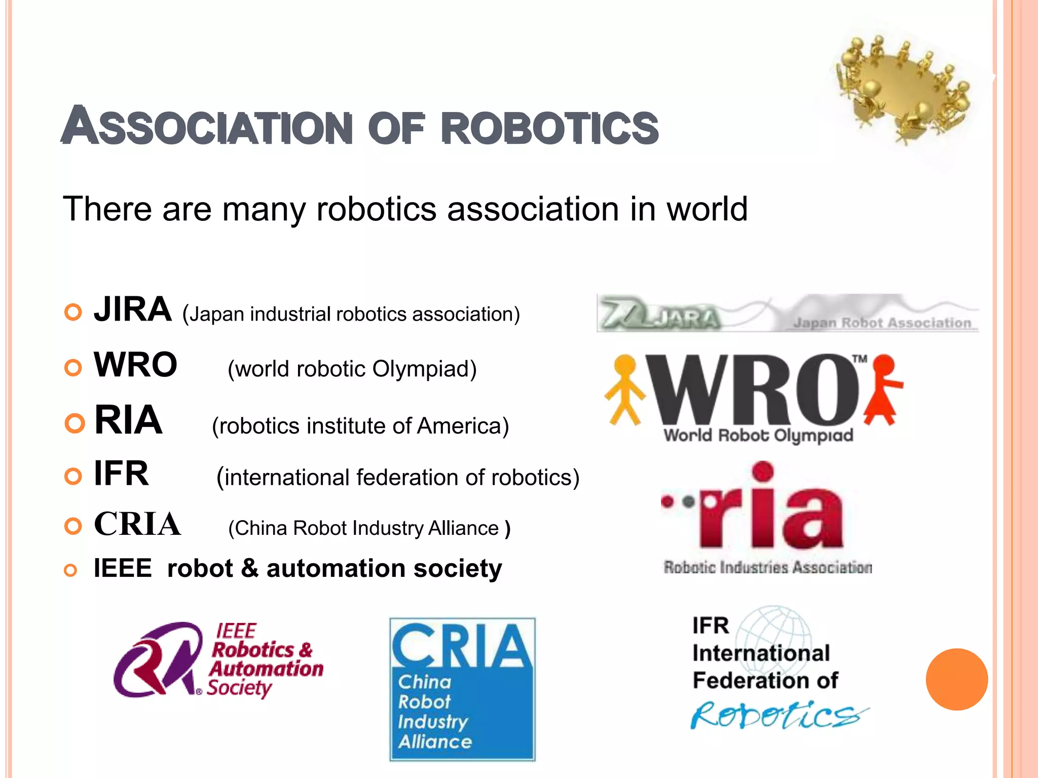 Introduction to robotics, Laws,Classification,Types, Drives,Geometry | PPTX | Robotics ...