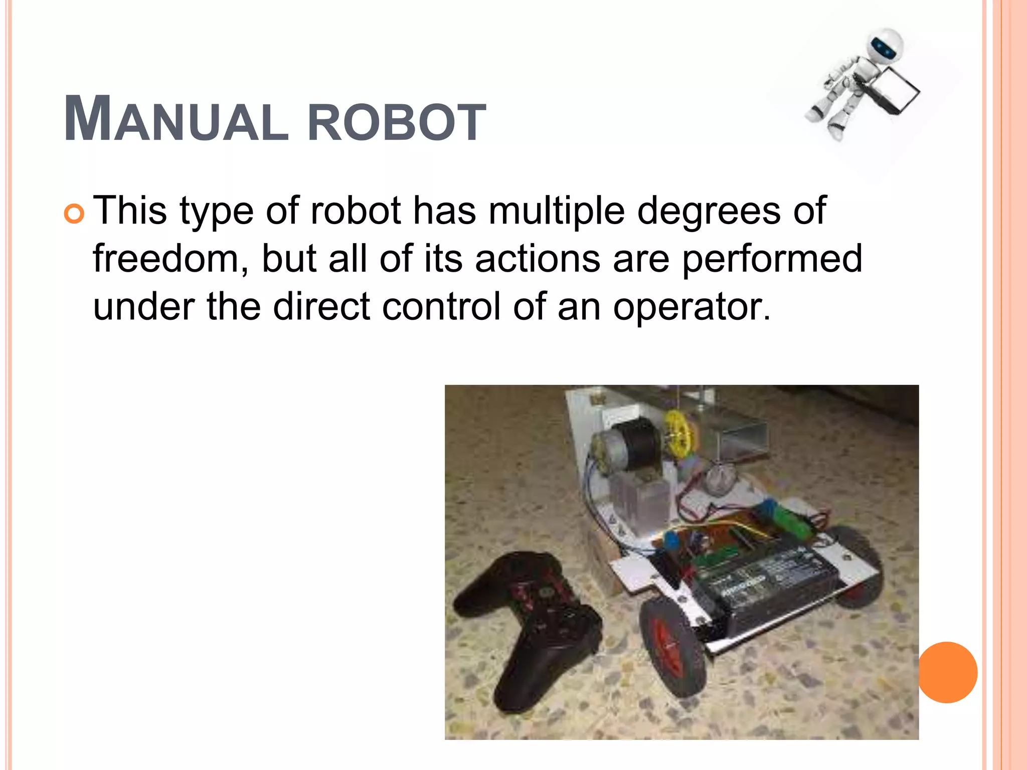 Introduction to robotics, Laws,Classification,Types, Drives,Geometry | PPTX
