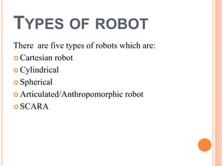 Introduction to robotics, Laws,Classification,Types, Drives,Geometry | PPTX