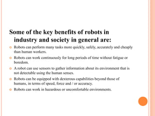 Introduction to robotics, Laws,Classification,Types, Drives,Geometry | PPTX