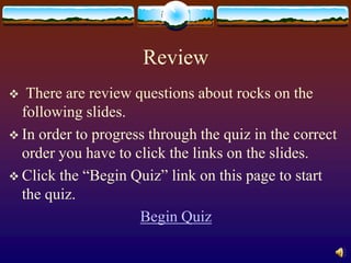 Introduction To Rocks | PPTX