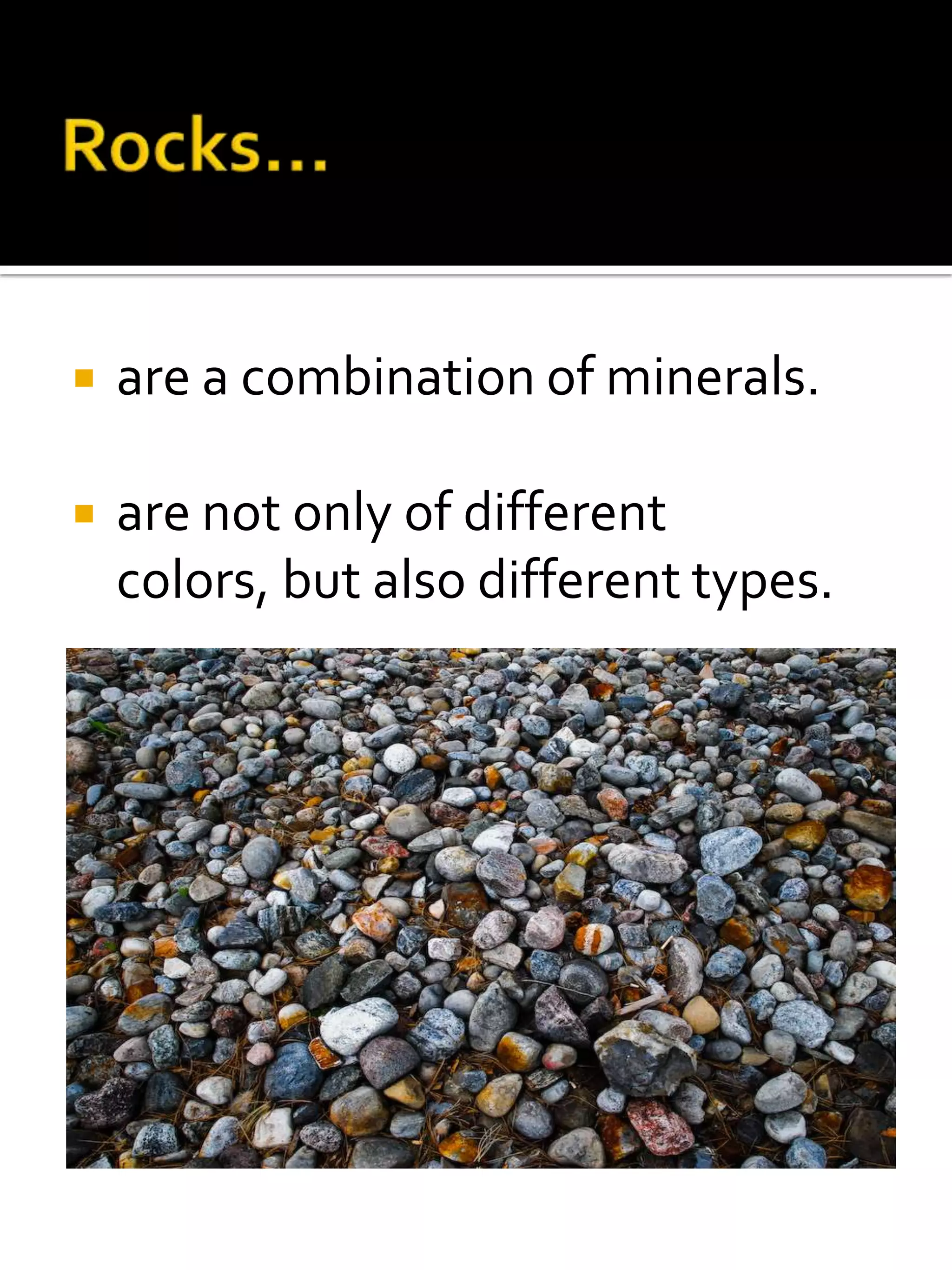 Introduction to rocks | PPTX