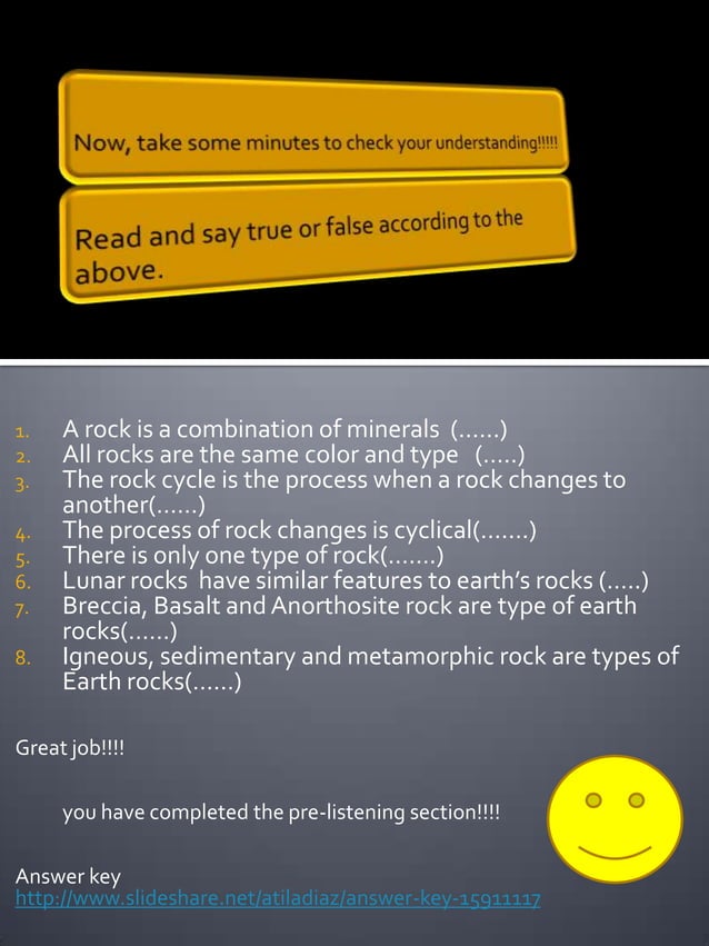 Introduction to rocks | PPTX