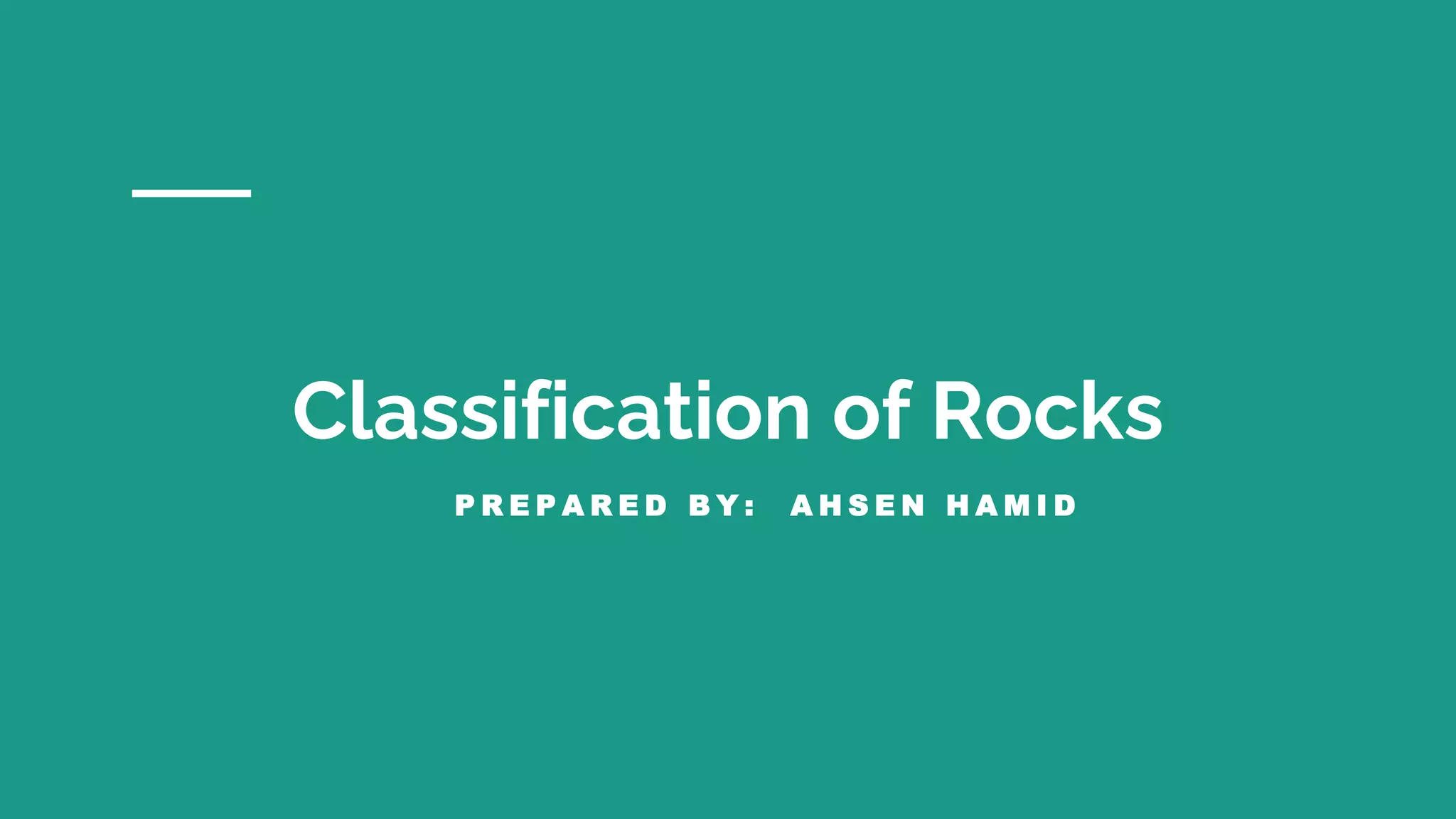 Introduction to Rocks - Classification and rock cycle.pdf | Geology ...