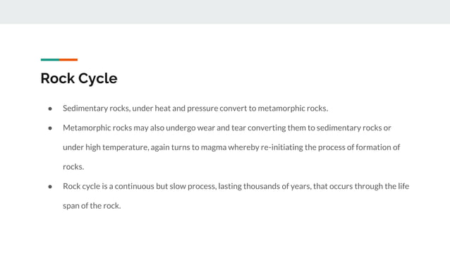 Introduction to Rocks - Classification and rock cycle.pdf | Geology ...