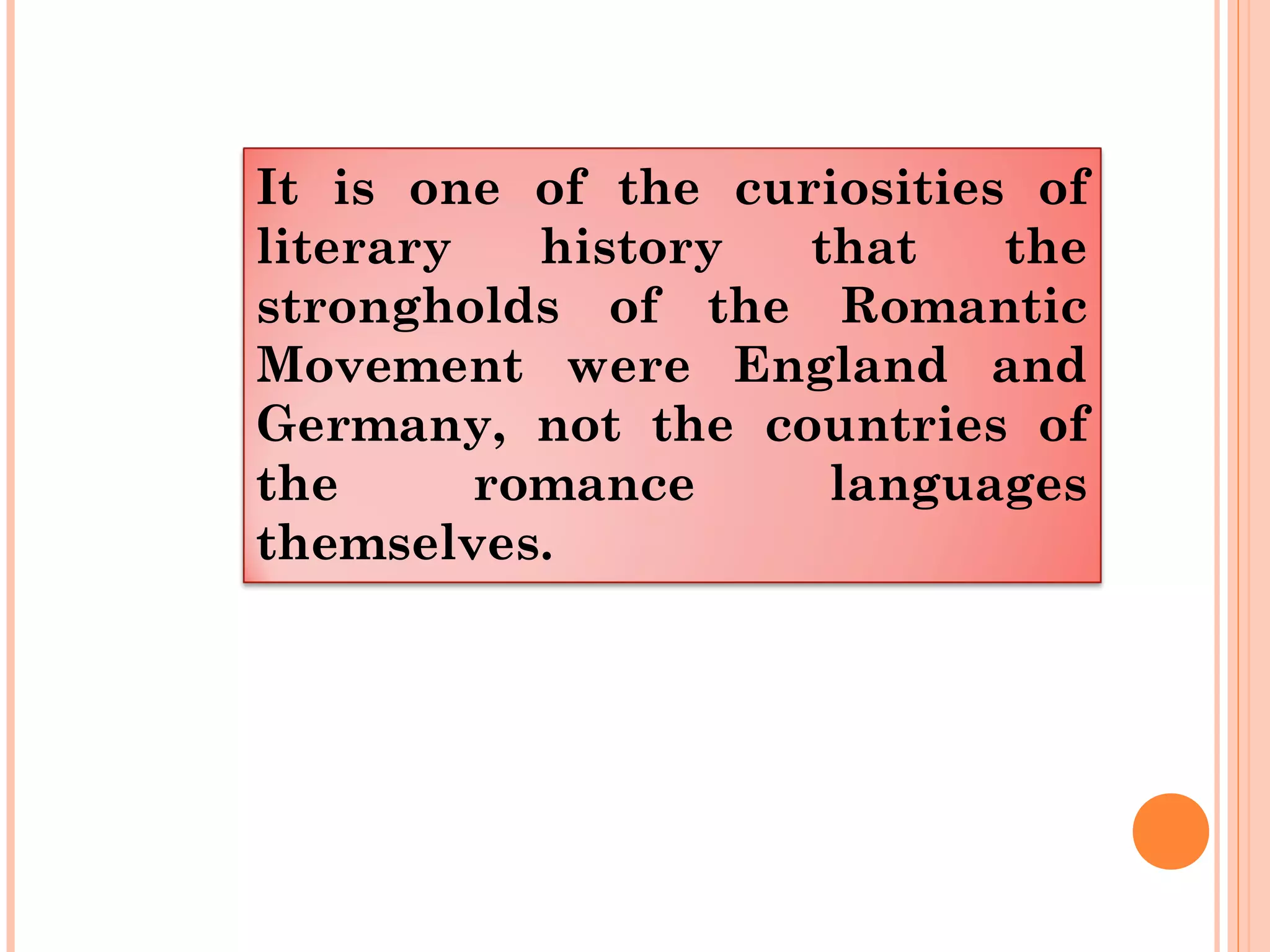 Introduction to romanticism | PPT