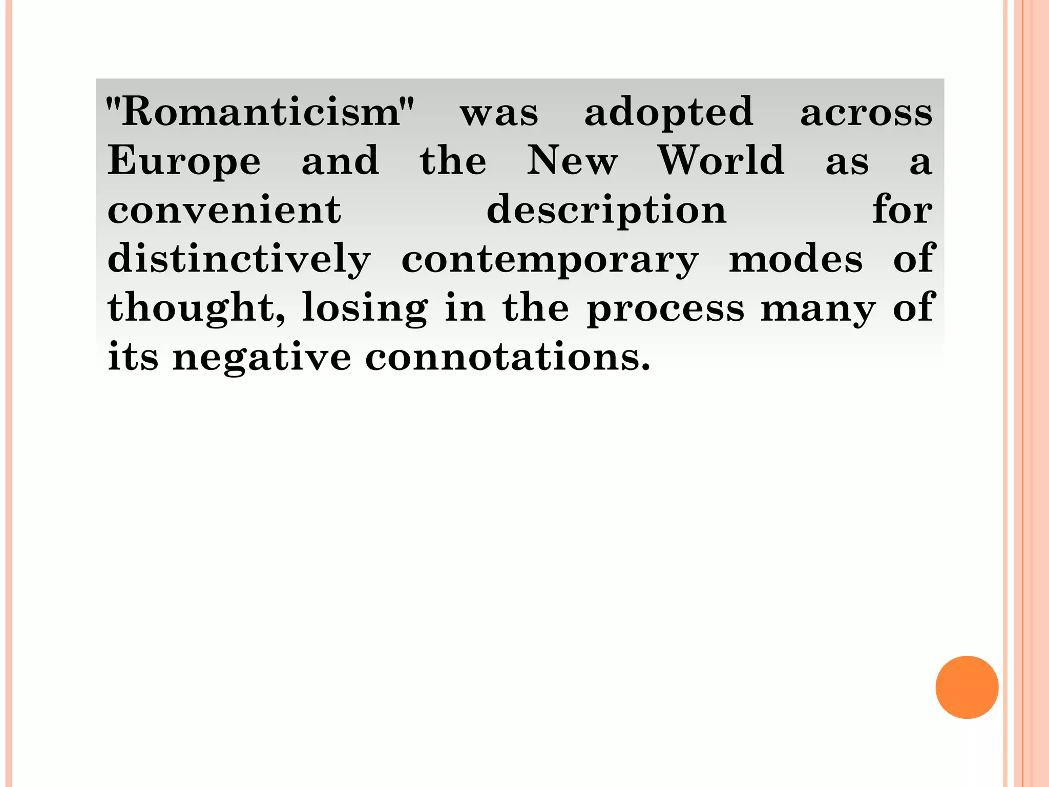 Introduction to romanticism | PPT