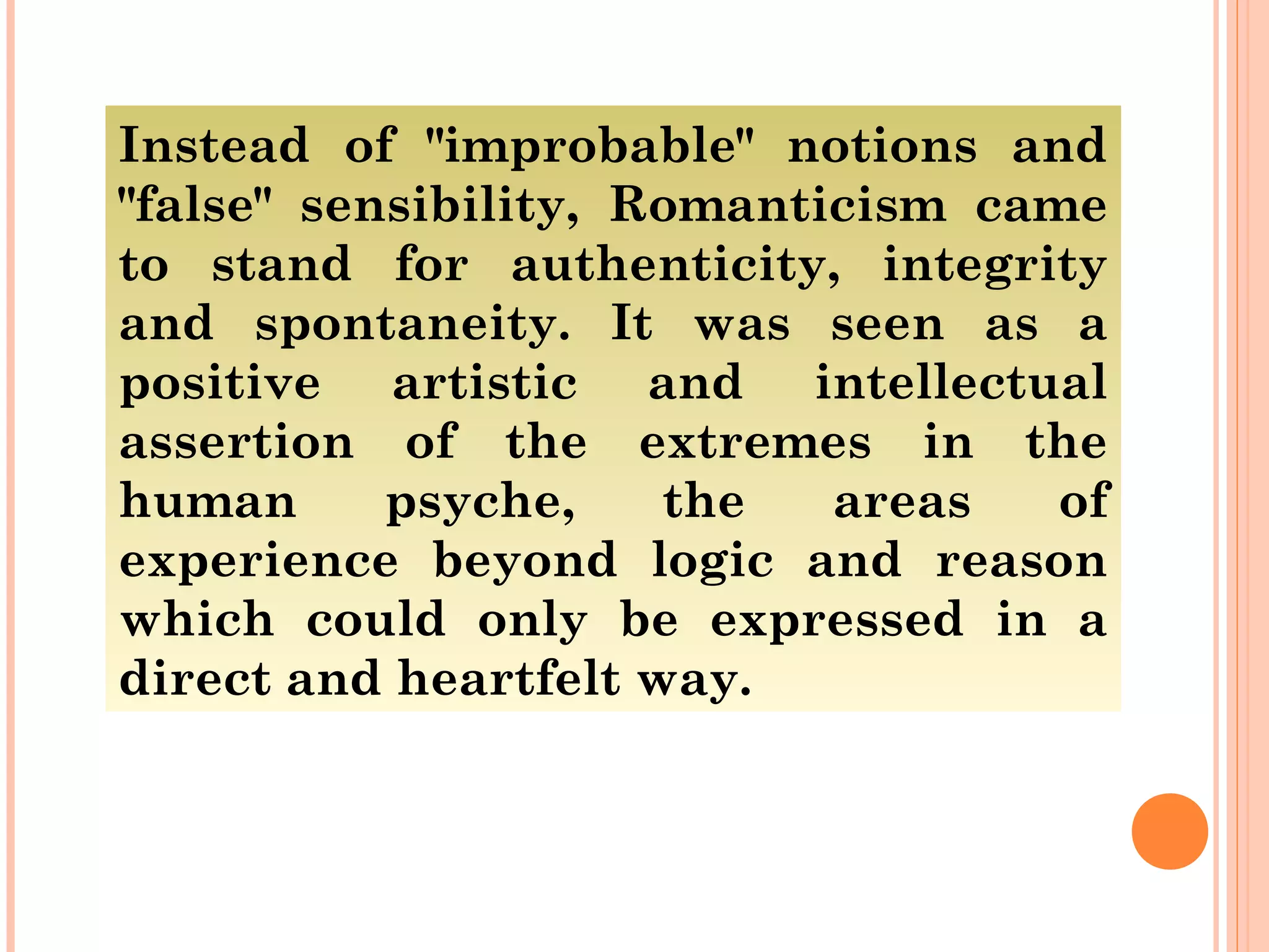 Introduction to romanticism | PPT