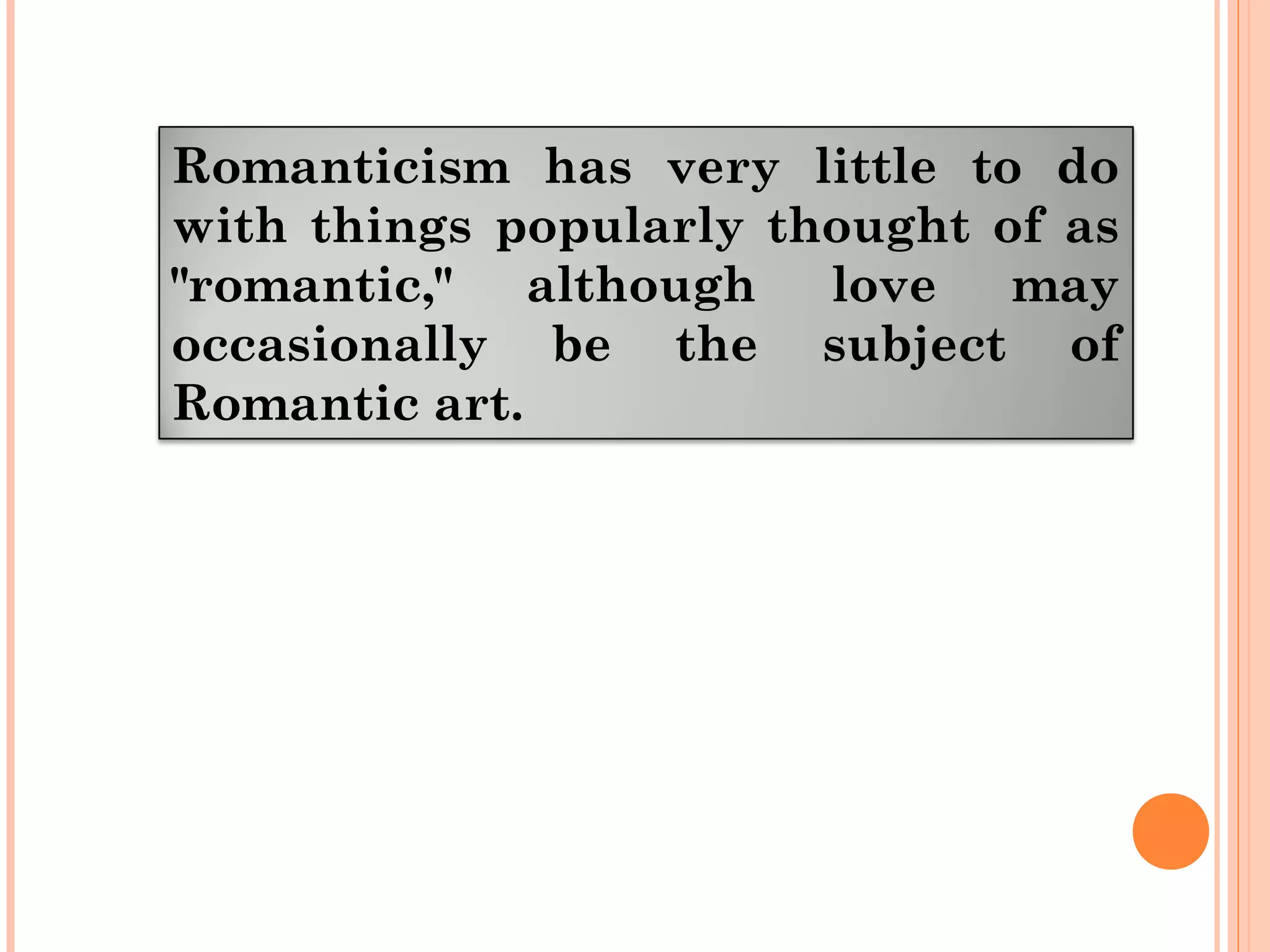 Introduction to romanticism | PPT