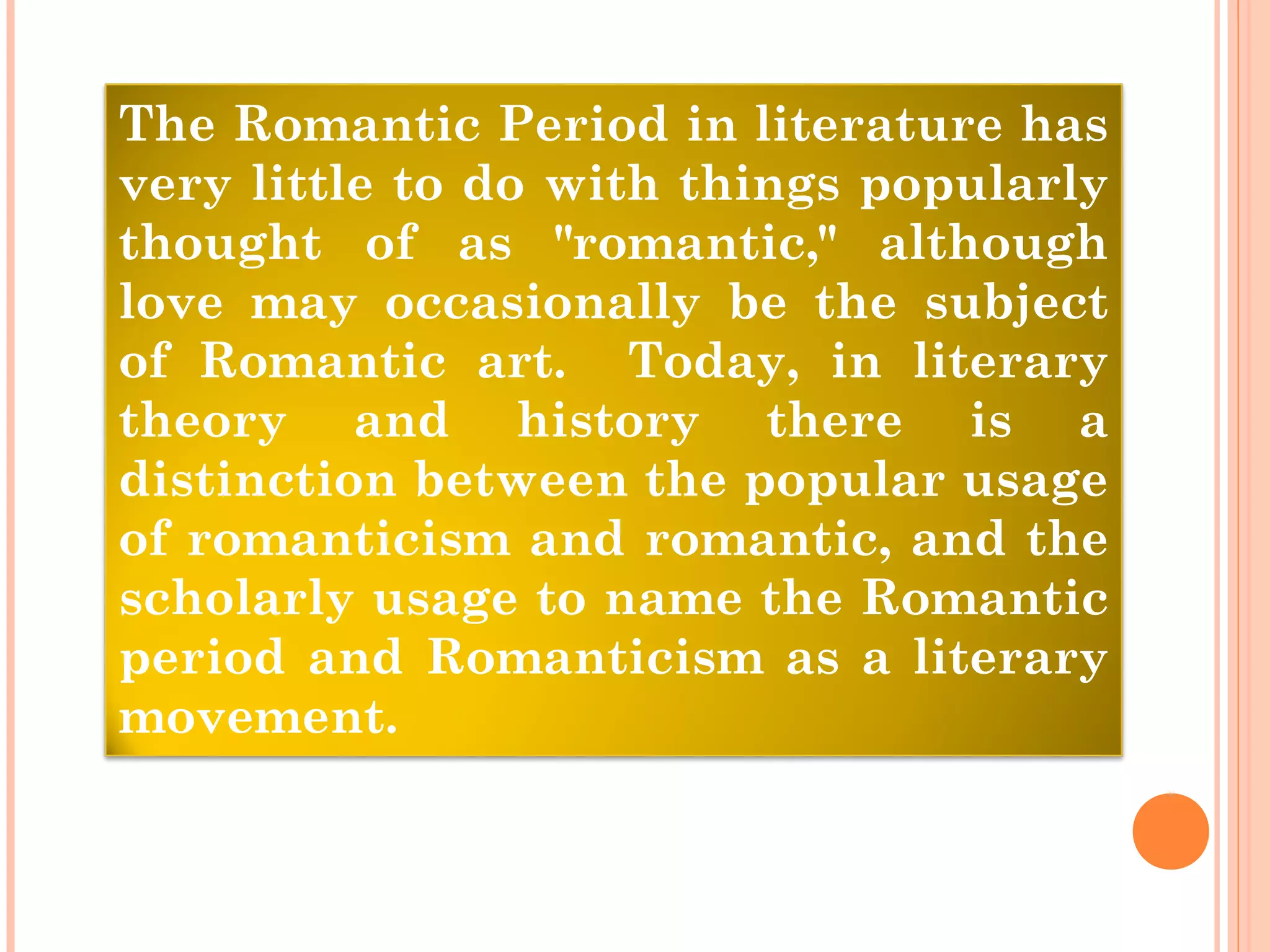 Introduction to romanticism | PPT