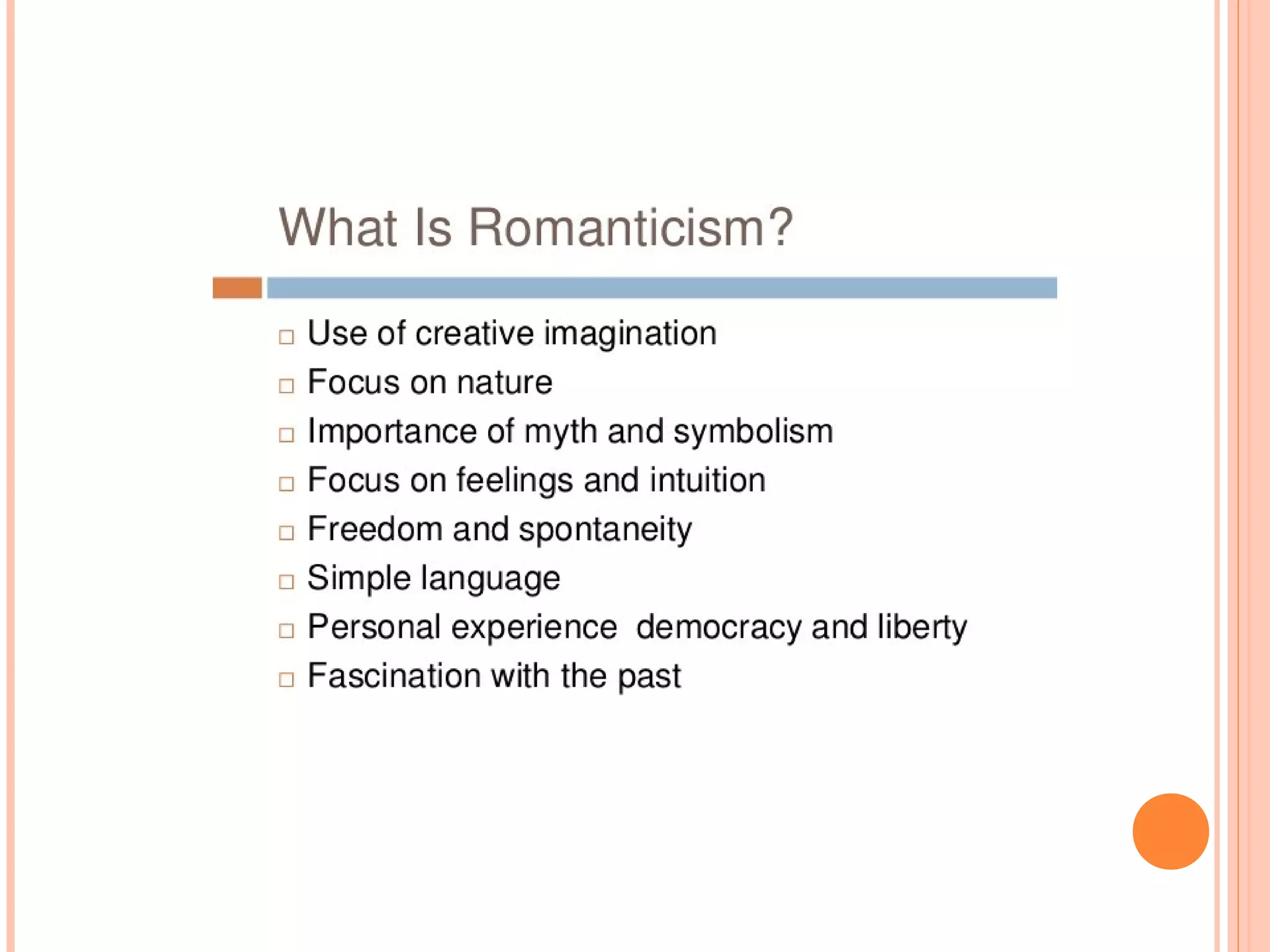 Introduction to romanticism | PPT