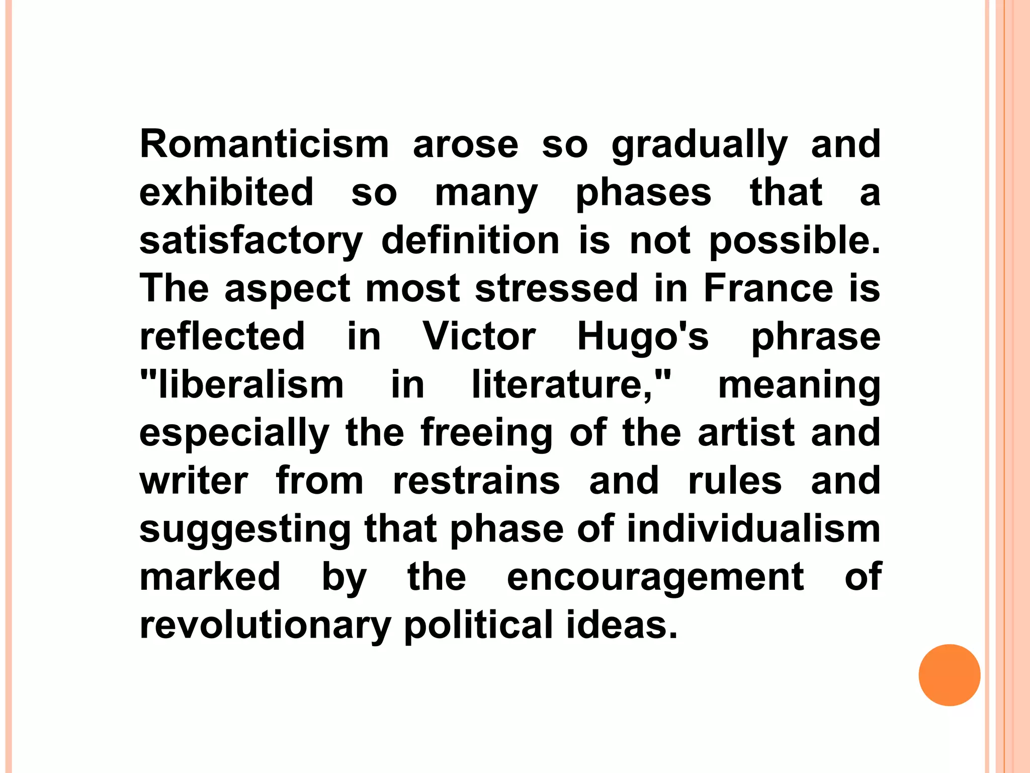 Introduction to romanticism | PPT