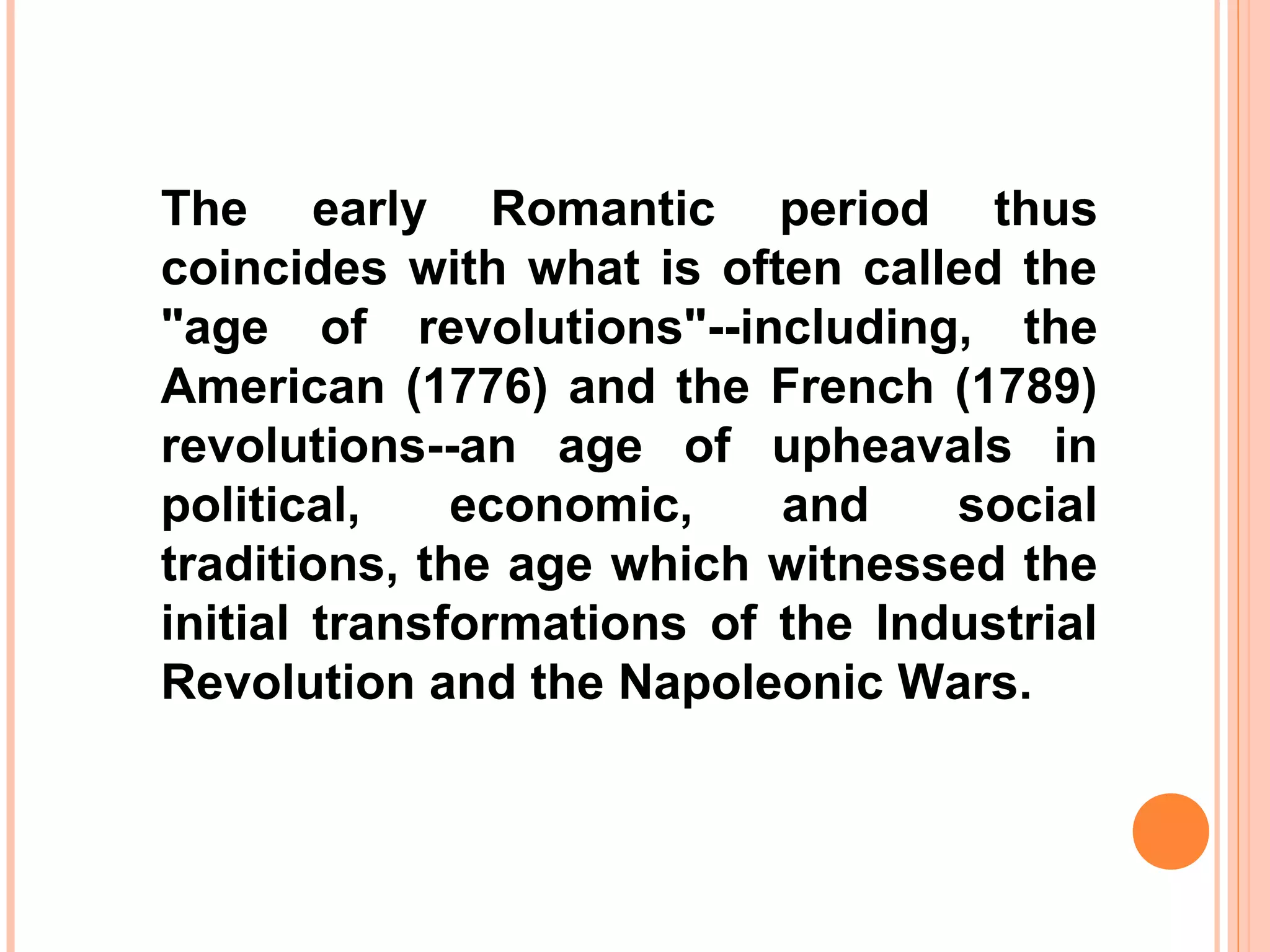 Introduction to romanticism | PPT