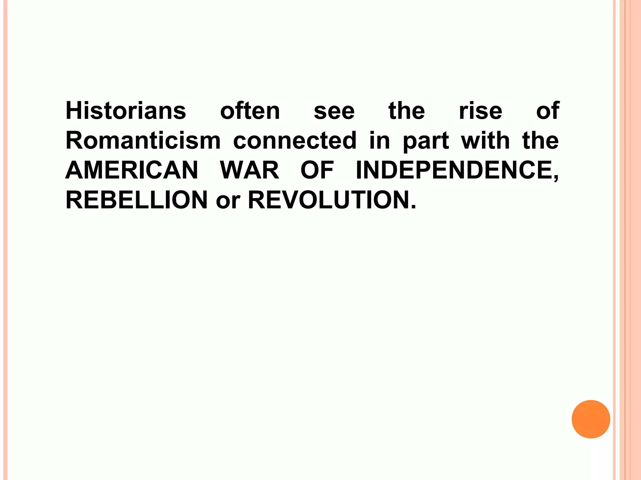 Introduction to romanticism | PPT