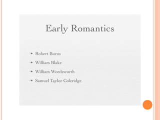 Introduction to romanticism | PPT