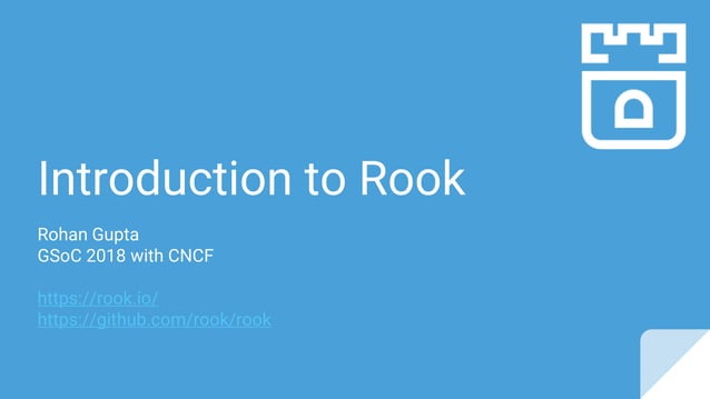 Introduction to rook | PPTX