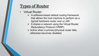 Introduction to router | PPTX