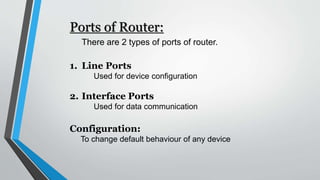 Introduction to router | PPTX