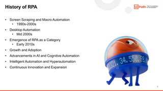 Introduction to RPA and Meet and Greet with the St. Louis Chapter | PPT