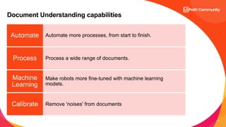Introduction to RPA and Document Understanding | PDF